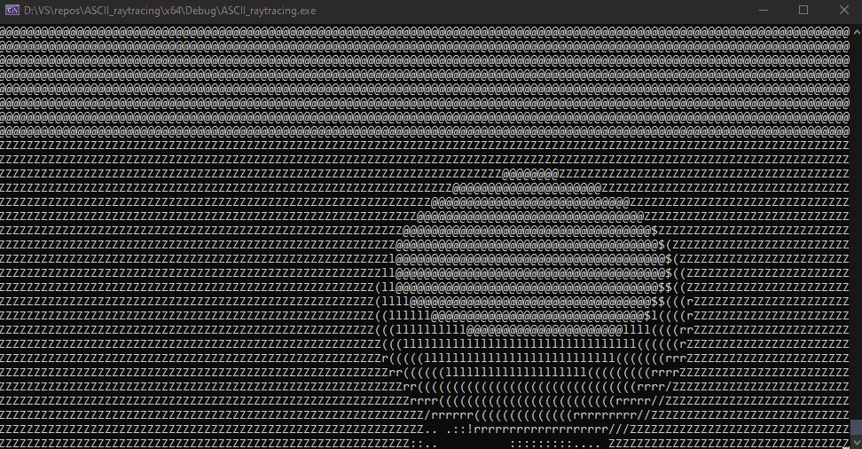 GitHub - spark1e/ASCII_raytracing