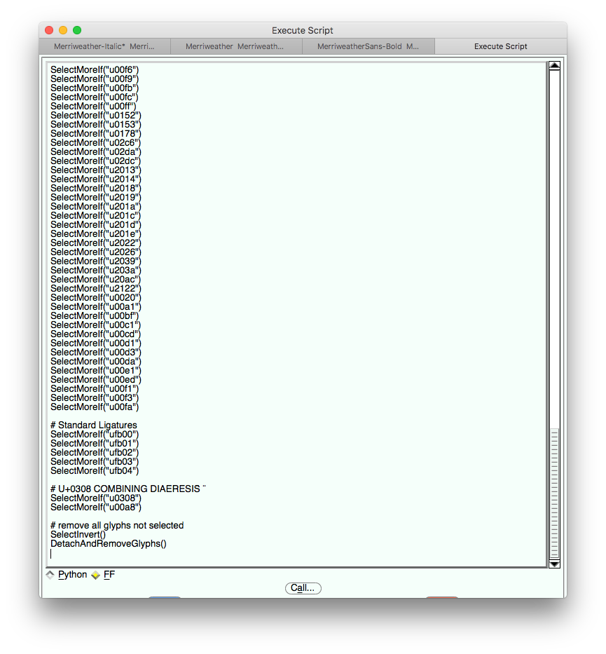 Trying to save on a fresh install on MacOS crashes FontForge · Issue #3609 · fontforge/fontforge ...