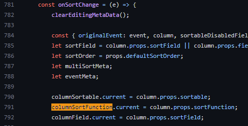 DataTable: Custom sort functions throw errors in single sort mode · Issue #2821 · primefaces ...