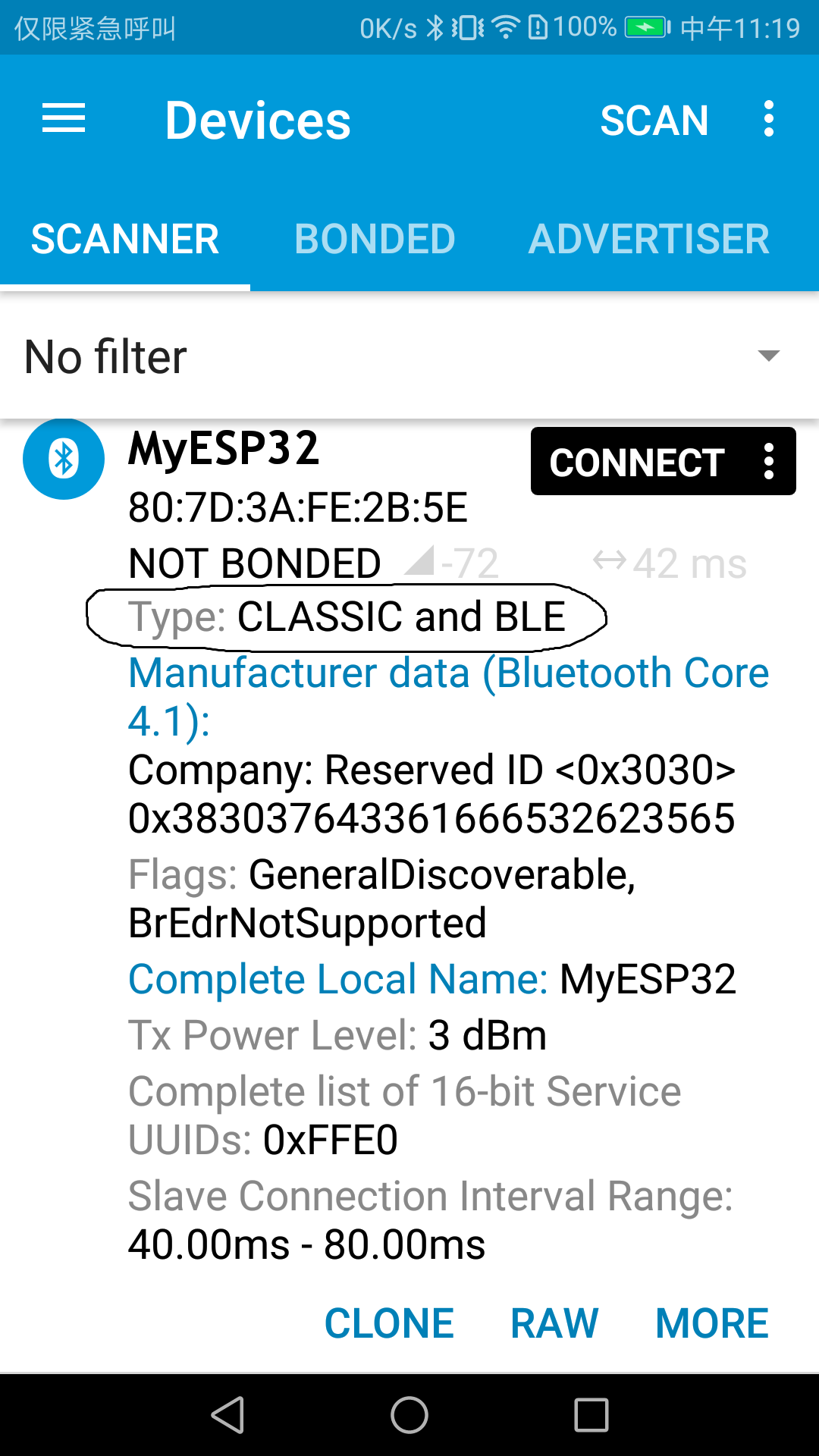 Manufacturer Data and disconnect · Issue #776 · nkolban/esp32-snippets · GitHub