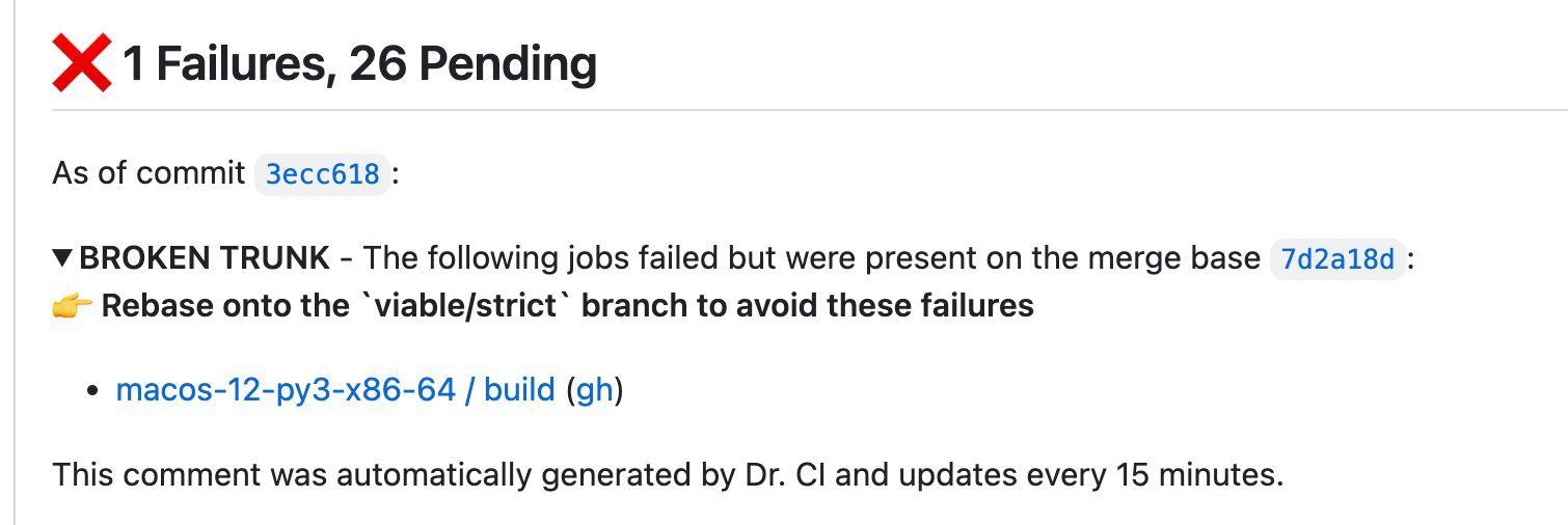[Dr CI] Known Broken Trunk failures should be visually distinct from PR-induced failures · Issue ...