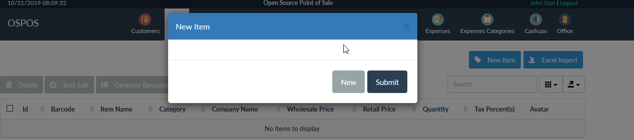 Cant add items · Issue #2585 · opensourcepos/opensourcepos · GitHub
