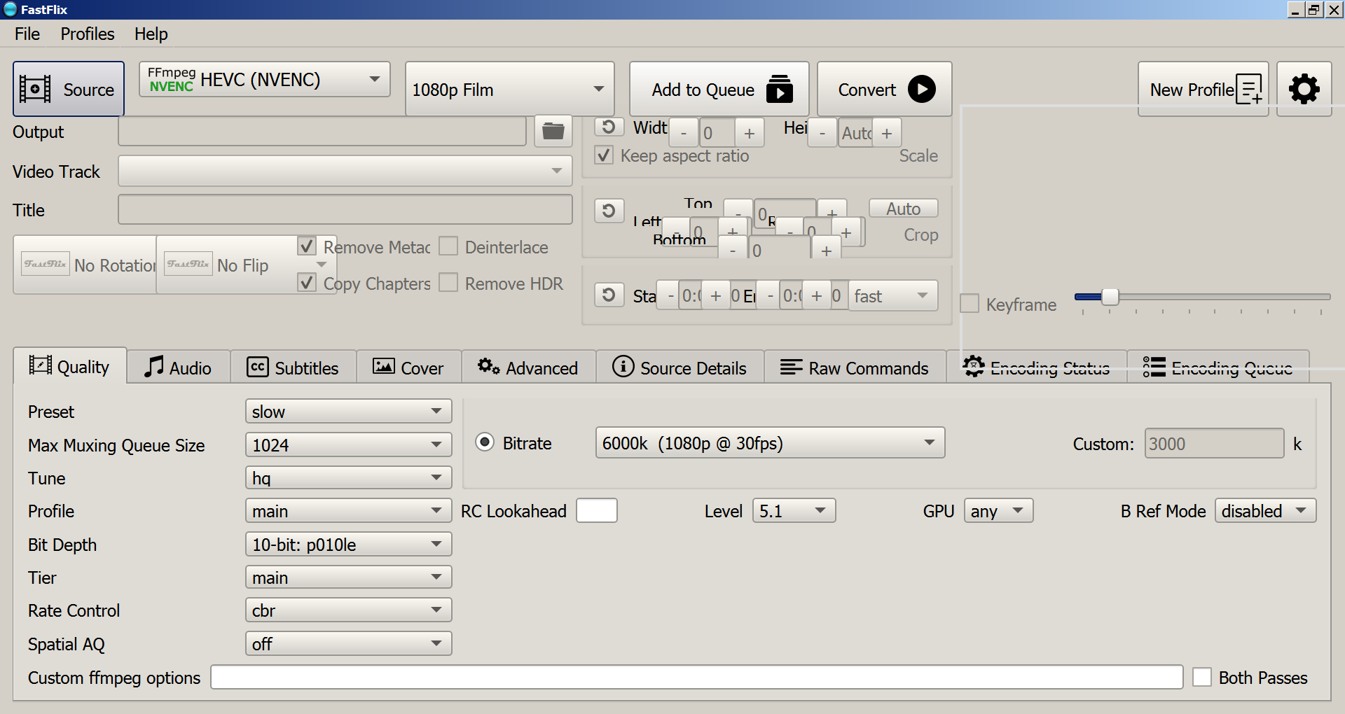 GUI overlap controls · Issue #200 · cdgriffith/FastFlix · GitHub