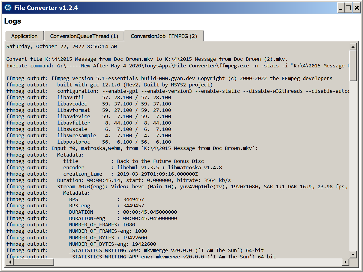 H.265 HEVC Version · Issue #279 · Tichau/FileConverter · GitHub