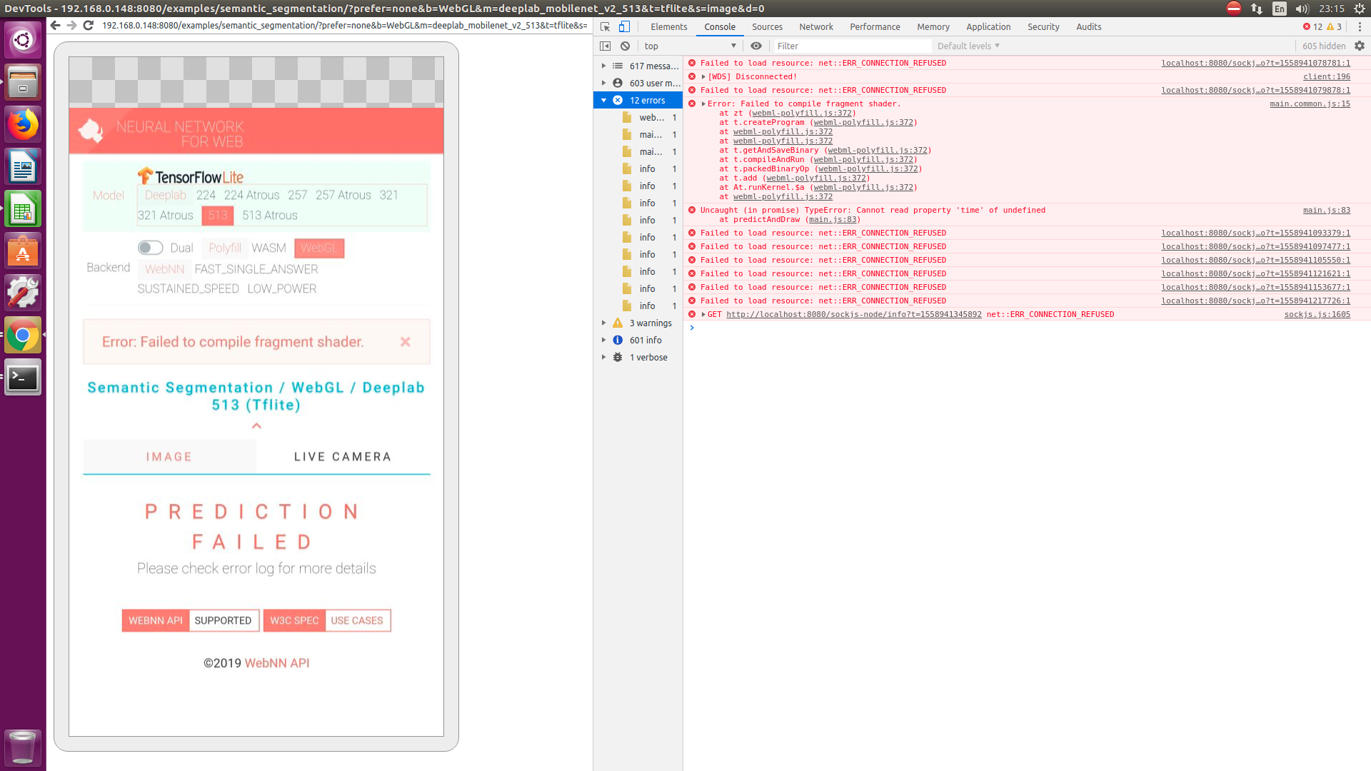 [WebGL][Example] DeepLab(without Atrous) does not work when tfjs-core is upgraded to 1.2.0 ...
