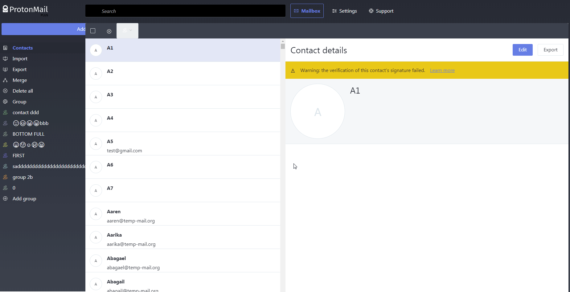Add new contact modal doesn't close after removing a contact · Issue #69 · ProtonMail/proton ...
