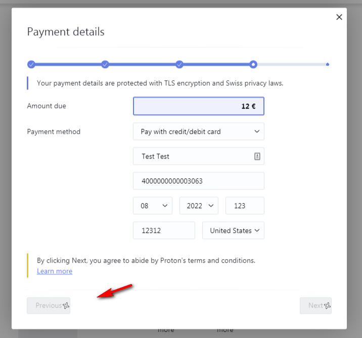 Right-alignment of the 'next' and 'previous' button · Issue #208 · ProtonMail/design-system · GitHub