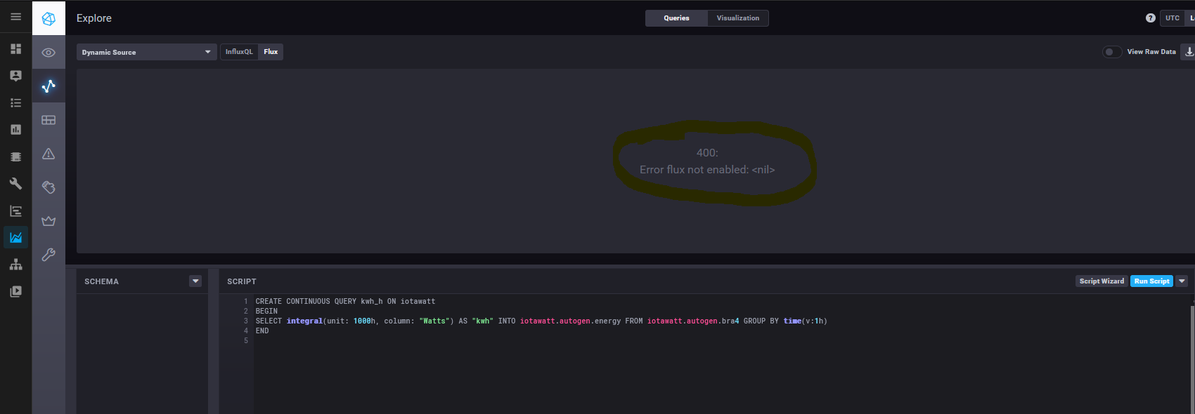 Error "Flux not enabled" even though it is enabled by environment variable · Issue #117 · hassio ...