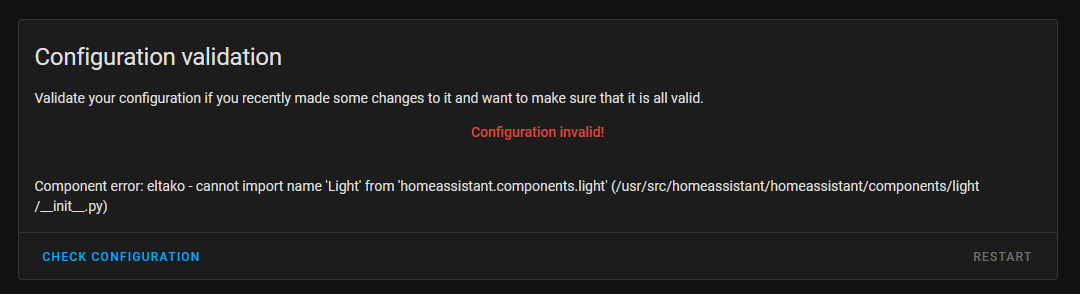 Component error: cannot import name 'Light' from 'homeassistant.components.light' · Issue #3 ...