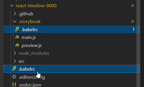 "addon-docs" fails to extract documentation from JS comments IF two ".babelrc" files exist in ...