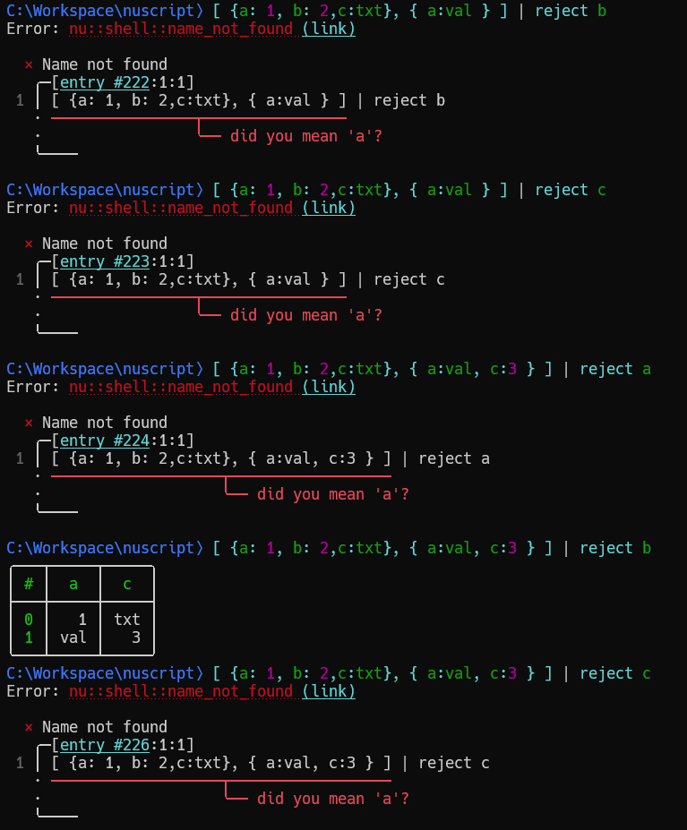 reject bug · Issue #4946 · nushell/nushell · GitHub