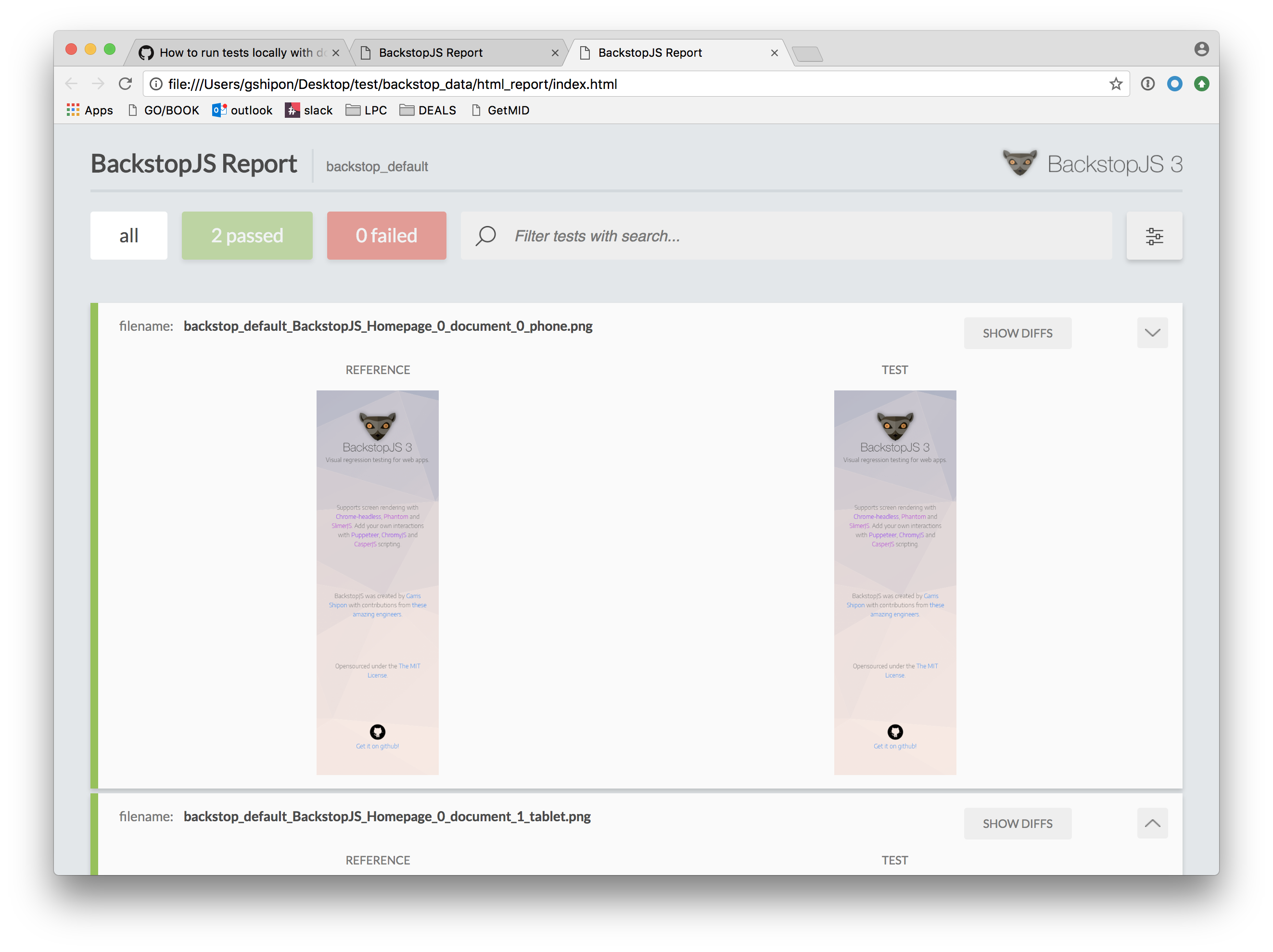 How To Run Tests Locally With Docker · Issue 796 · Garrisbackstopjs · Github 0666