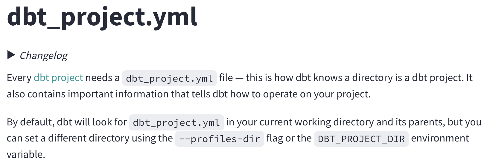 `--project-dir` and `DBT_PROJECT_DIR` · Issue #3053 · dbt-labs/docs.getdbt.com · GitHub