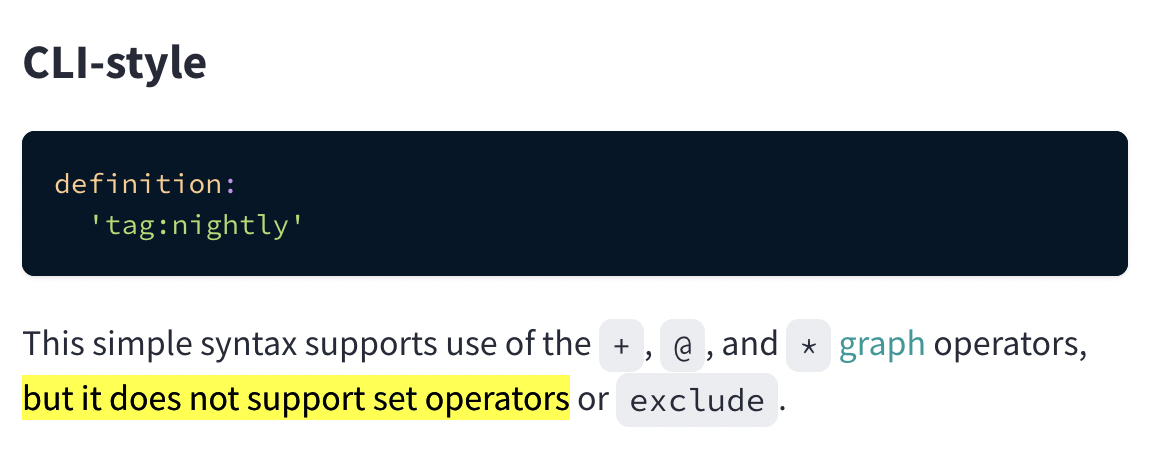 Ct 2575 Bug Selectorsyaml Not Matching Cli Select Behavior · Issue 7616 · Dbt Labsdbt 