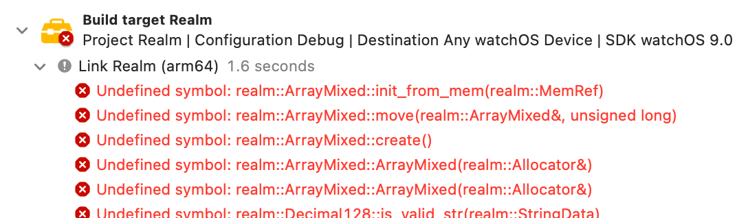Xcode 14beta Build Failed · Issue 7828 · Realmrealm Swift · Github
