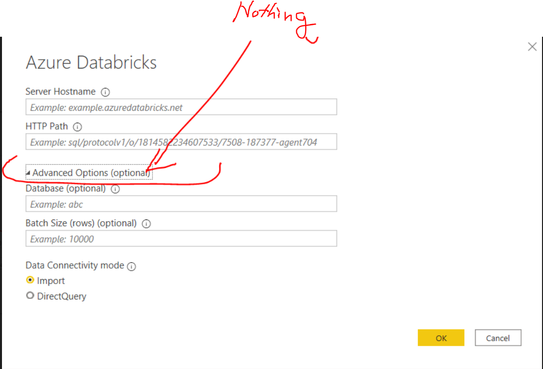 Power BI - Azure Databricks why I could not using query to import or connect Databricks · Issue ...