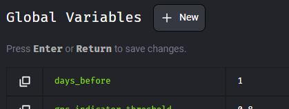 As a user I would like to edit global variables in the pipeline page · Issue #1741 · mage-ai ...