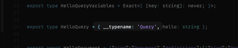 selecting `__typename` is still returning as optional · Issue #8793 · dotansimha/graphql-code ...
