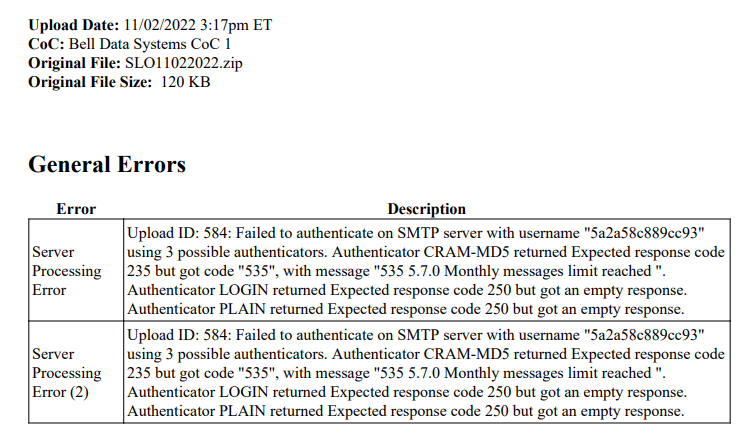 LSA Upload Error · Issue #985 · HMIS/LSASampleCode · GitHub