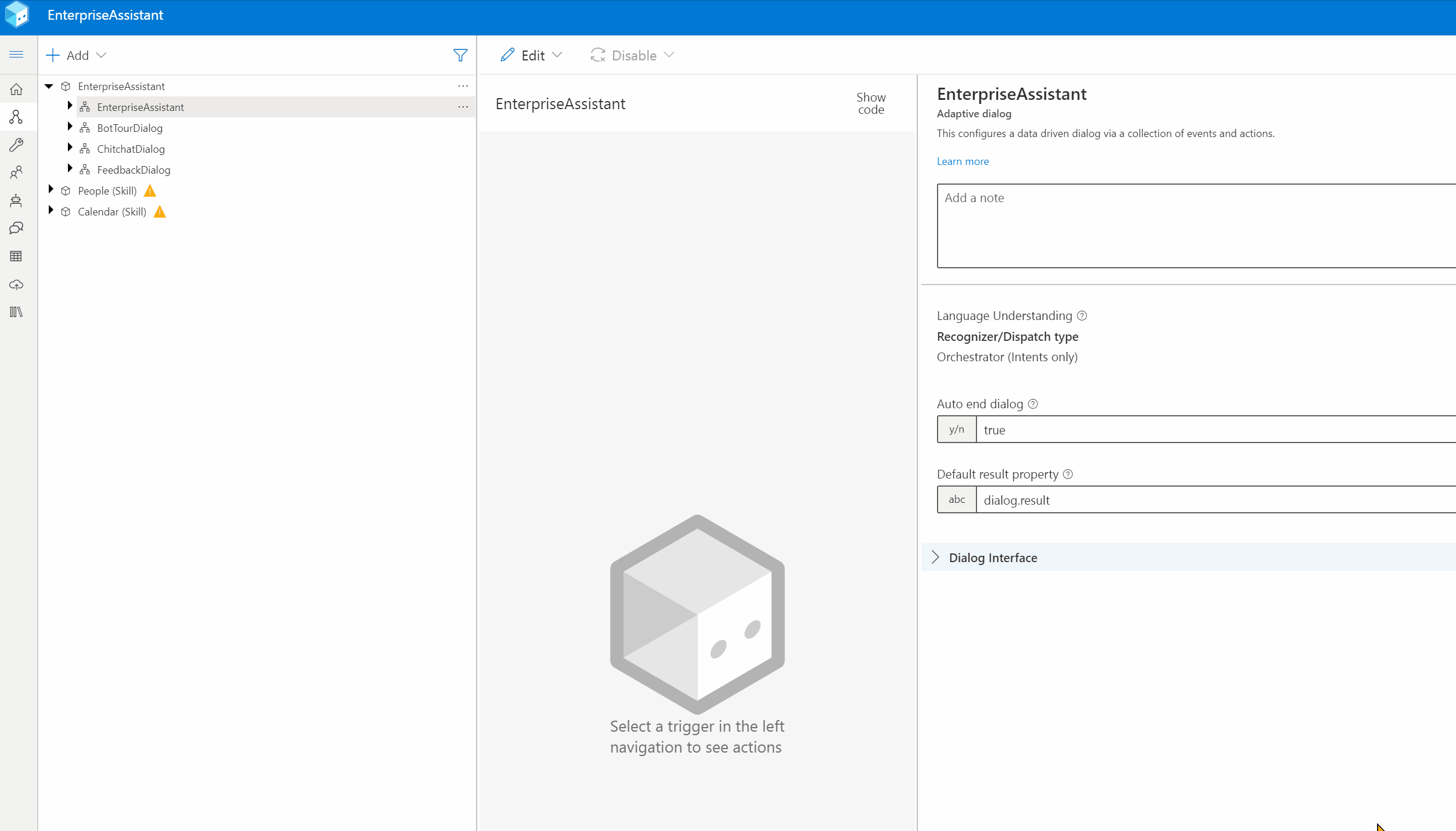 Root Dialog Recognizer Type Gets Reset To Default From Orchestrator When Adding A New Dialog 7522