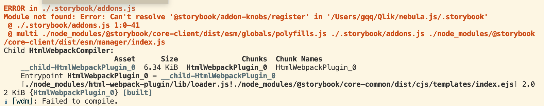 storybook does not work · Issue #835 · qlik-oss/nebula.js · GitHub
