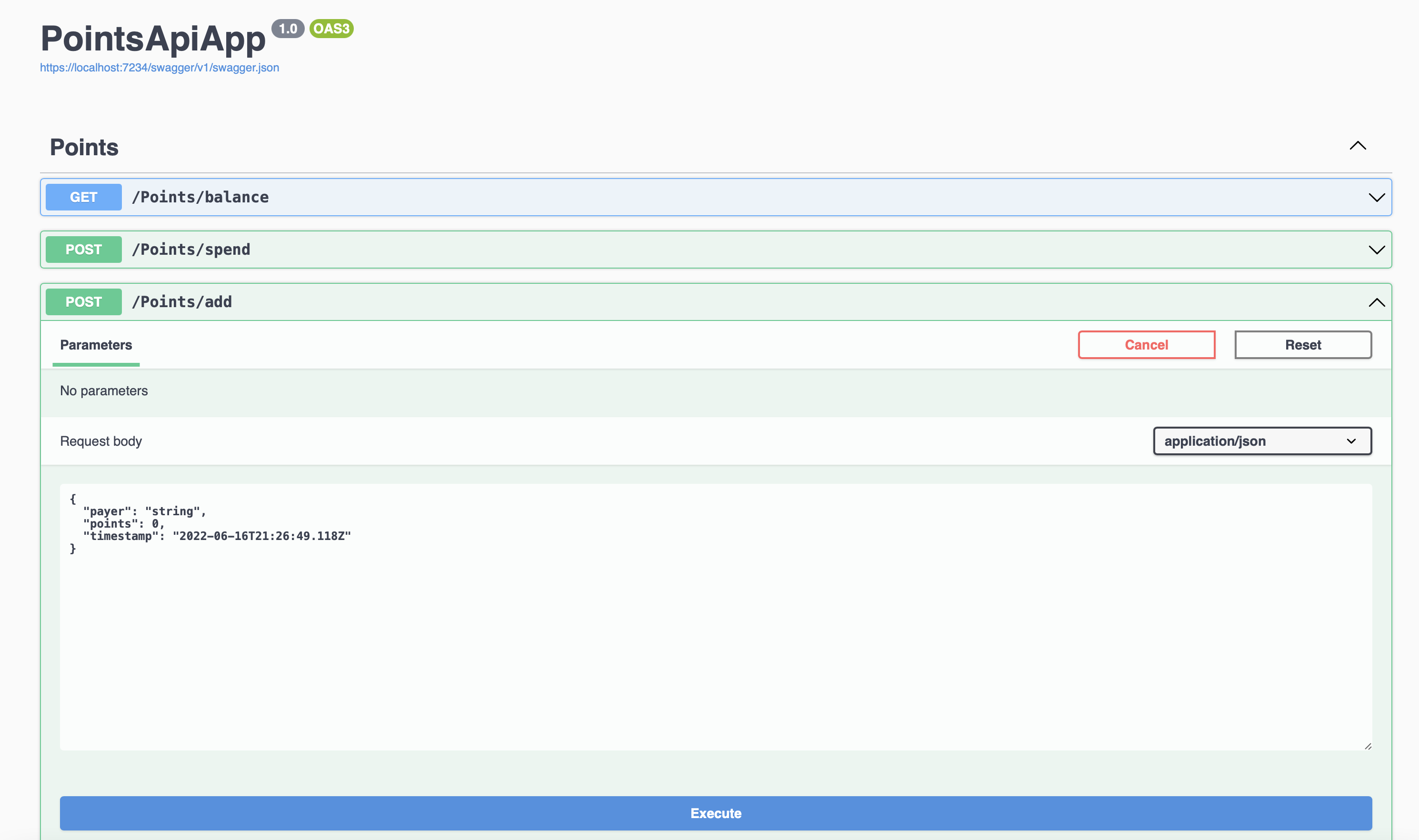 GitHub - gunnarhurst/PointsApi