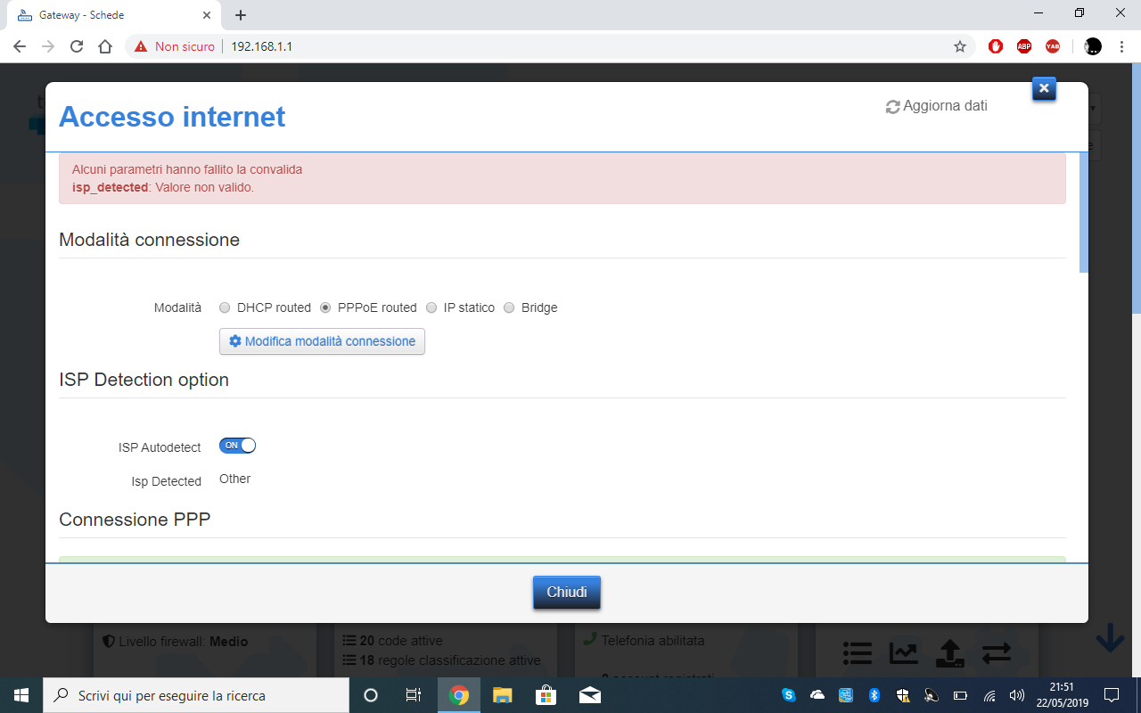 ISP_Detected: Valore non valido · Issue #659 · Ansuel/tch-nginx-gui · GitHub