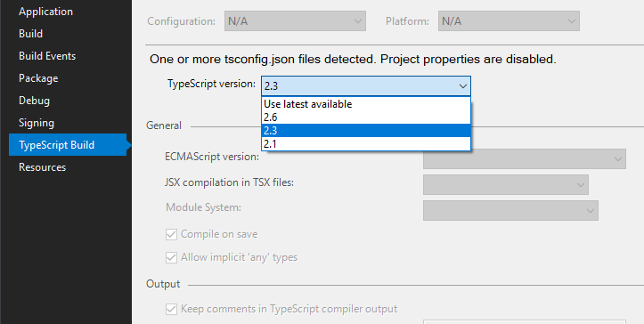 Partialy broken intellisense in Visual Studio 2017 and TypeScript 2.4 ...