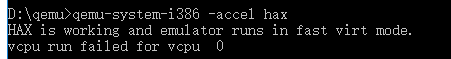 vcpu run failed for vcpu 0 · Issue #411 · intel/haxm · GitHub