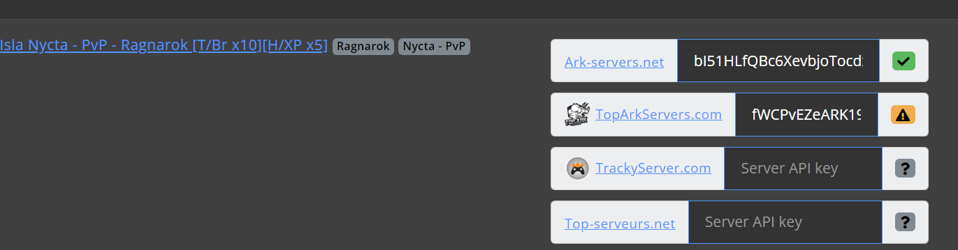 Voting Rewards - API Issues for TopArkServers and Ark-Servers.net · Issue #158 · gameserverapp ...