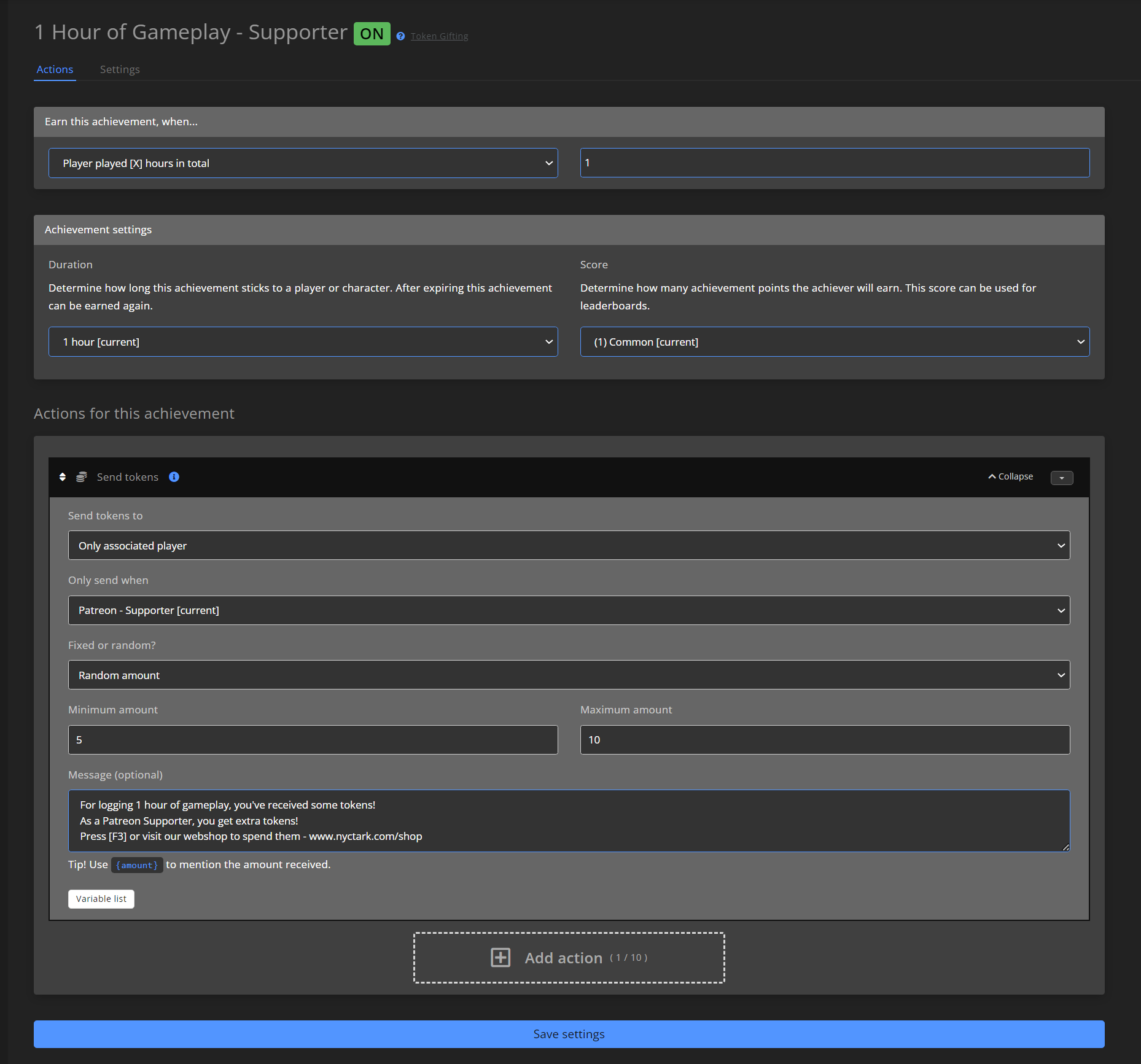 Token Tasks not Respecting Roles · Issue #368 · gameserverapp/Platform · GitHub