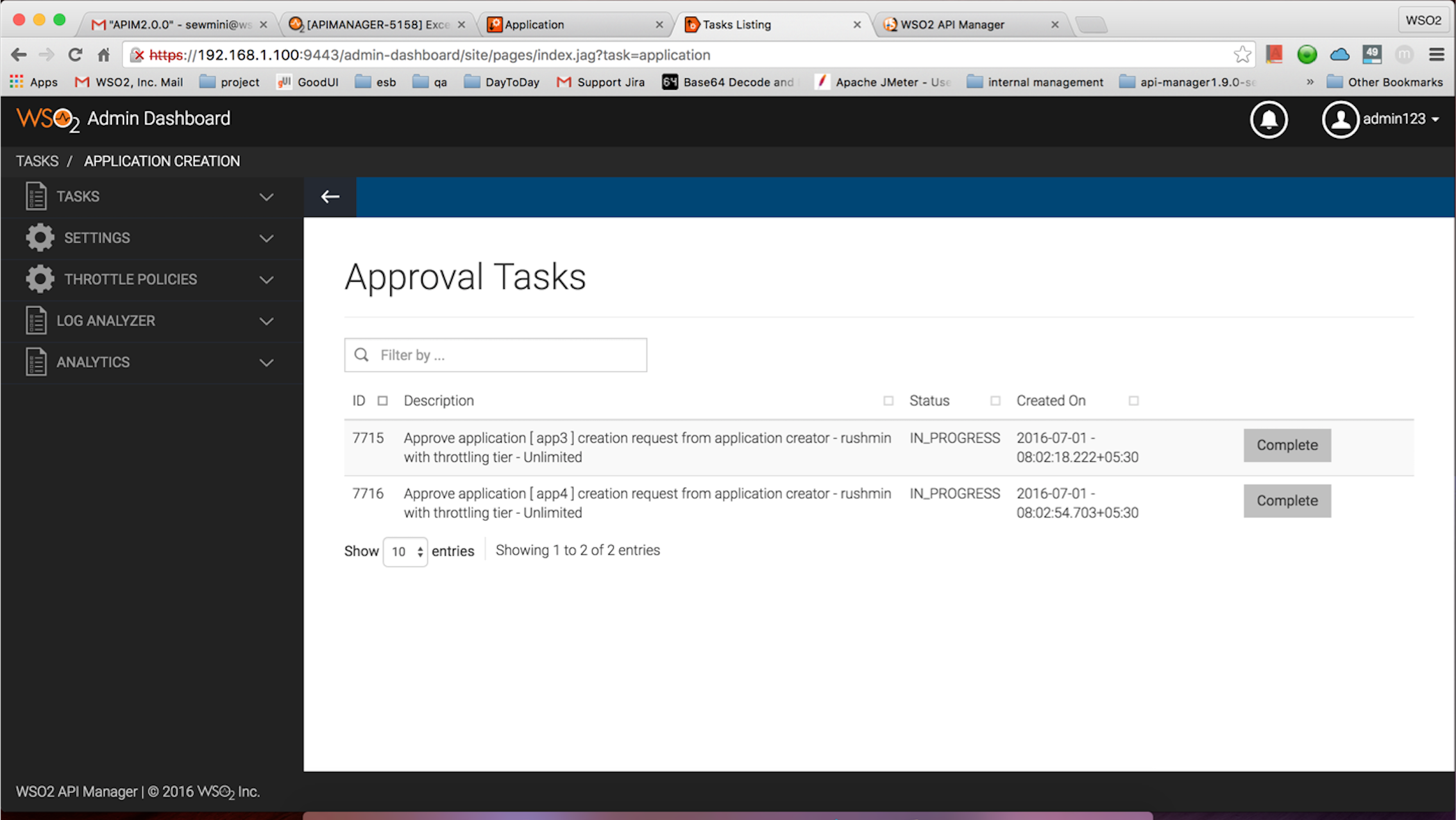 When there are two workflow admins 'Approve/Reject' dropdown disappear ...