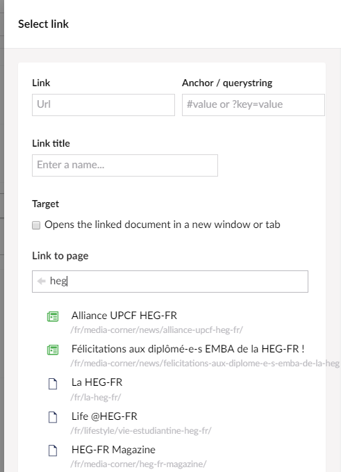v8: LinkPicker does not work when using the search box · Issue #5689 · umbraco/Umbraco-CMS · GitHub