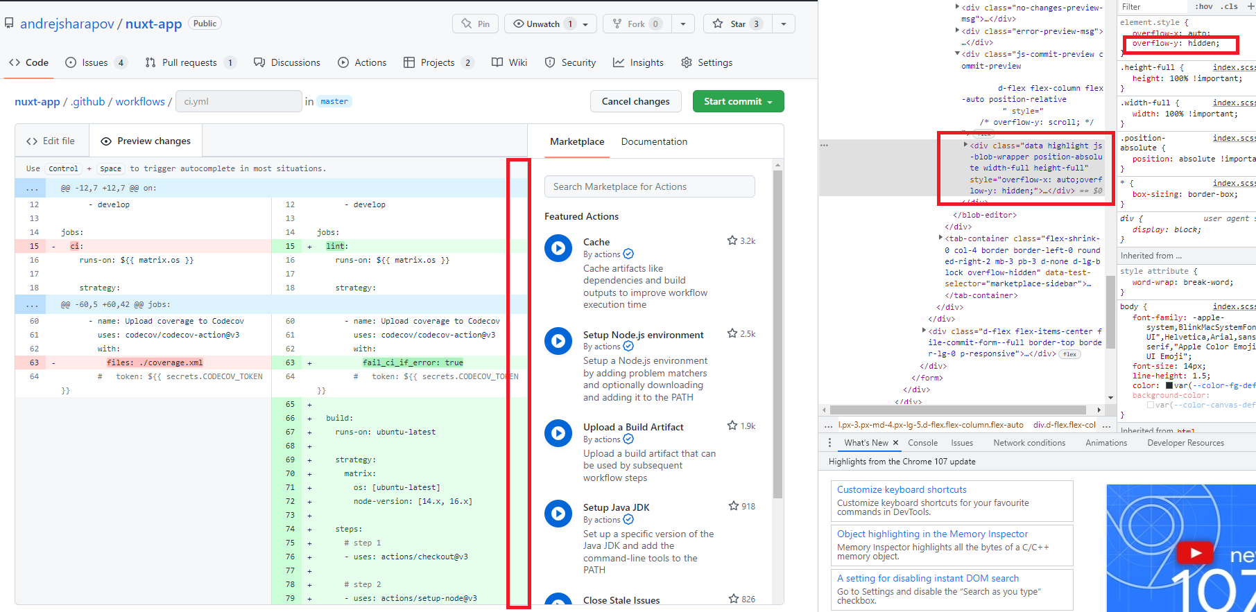 Bug Content Preview Does Not Scroll · Community · Discussion 39130 · Github