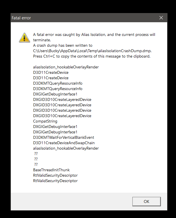 Having a problem running Alias Isolation on Nvidia gaming laptop · Issue #23 · aliasIsolation ...