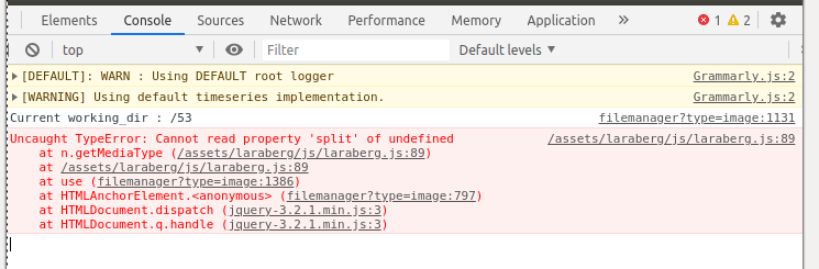 Unable to confirm selected files · Issue #103 · VanOns/laraberg · GitHub