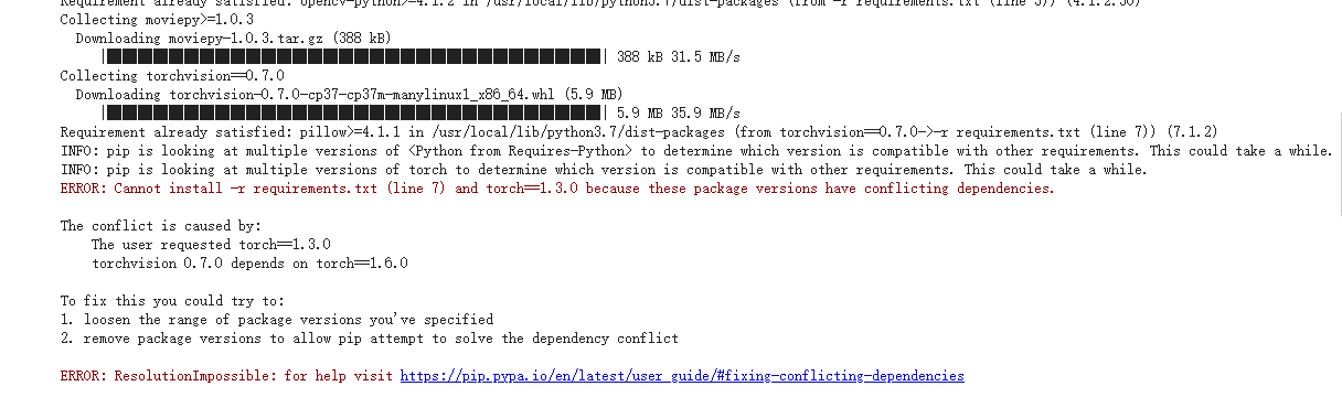 使用Colab运行时遇到了问题 · Issue #203 · hzwer/ECCV2022-RIFE · GitHub