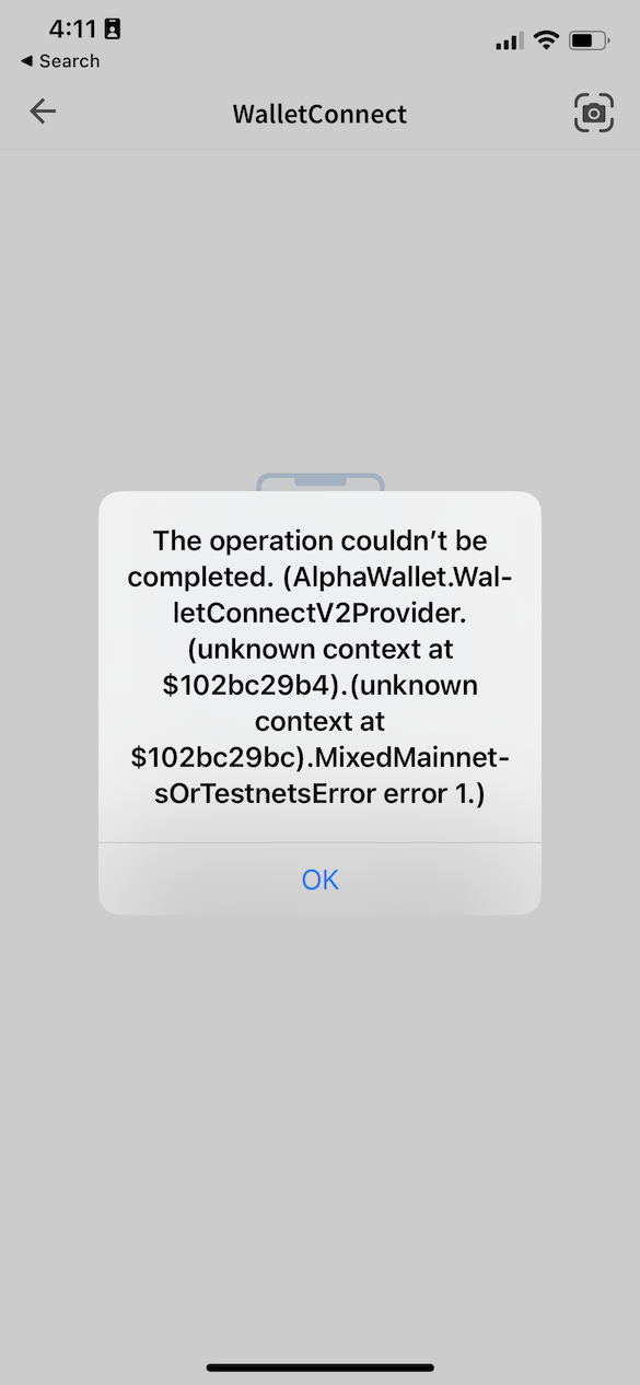 Unable to connect to Trust, Omni, or AlphaWallet · Issue #1952 · WalletConnect/walletconnect ...