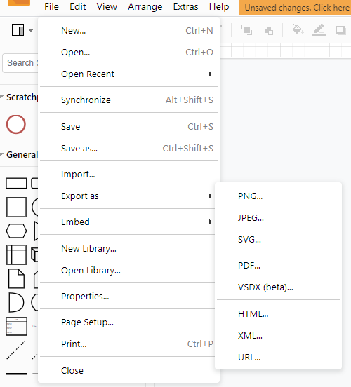Missing Export>Advanced option · Issue #2595 · jgraph/drawio · GitHub