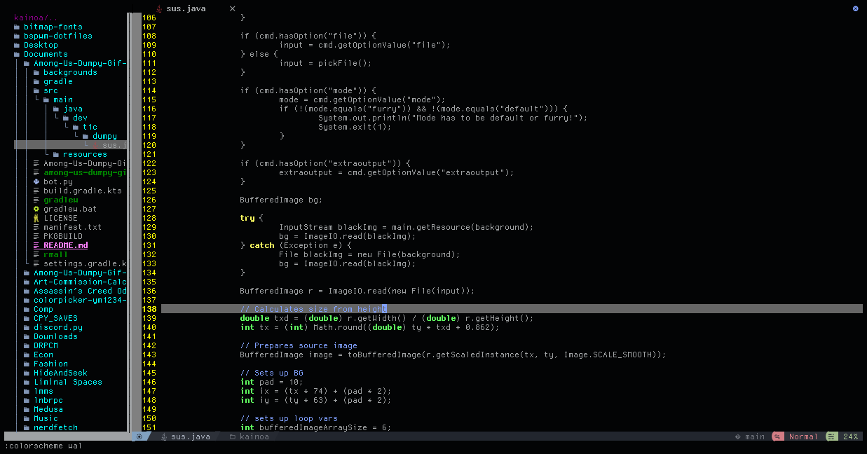 Wal colorscheme not working · Issue #146 · NvChad/NvChad · GitHub