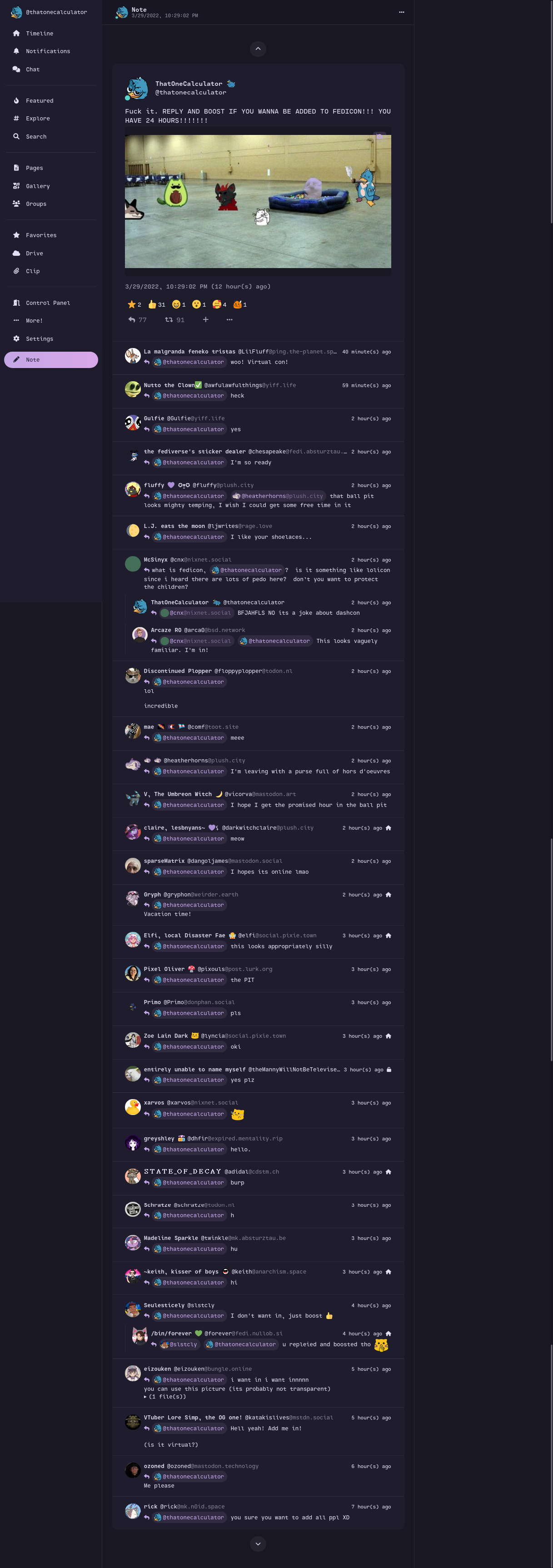 Paginate/infinite scroll replies · Issue #8454 · misskey-dev/misskey · GitHub