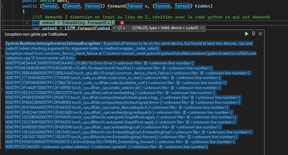 Cuda not found for embedding · Issue #639 · dotnet/TorchSharp · GitHub
