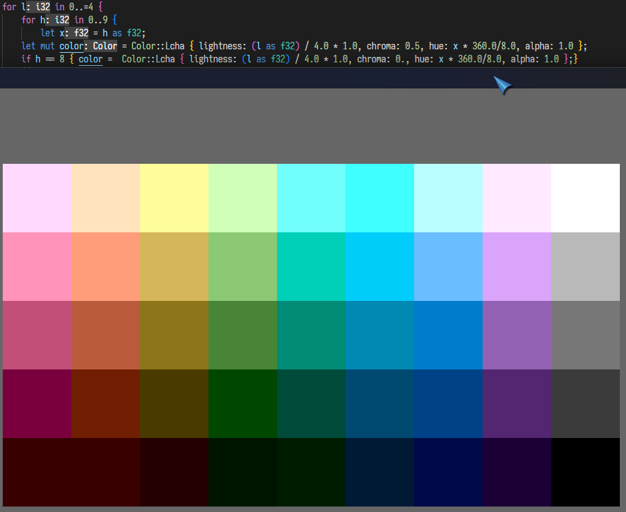 Lch color channels not matching expected semantics · Issue #8125 · bevyengine/bevy · GitHub