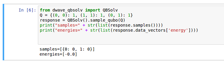 Is is possible to run qbsolv in Jupyter notebook? · Issue #154 · dwavesystems/qbsolv · GitHub