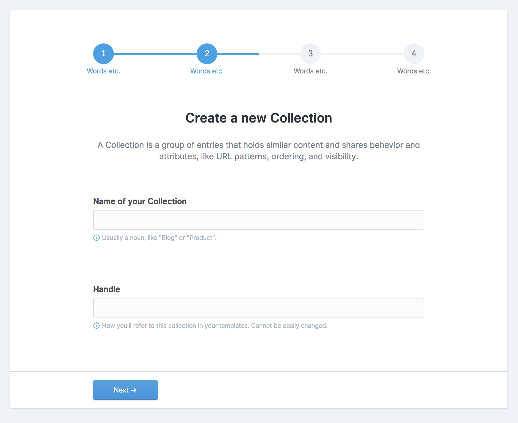 Build wizard vue component · Issue #72 · statamic/cms · GitHub