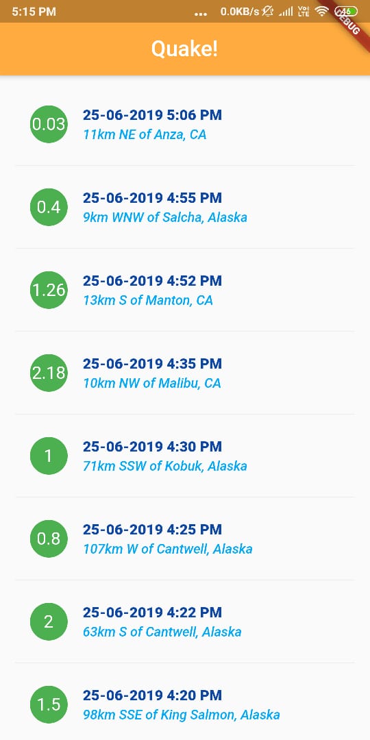 GitHub - jainharsh21/QUAKE-APP: It is an earthquake alert app created using Flutter which gives ...