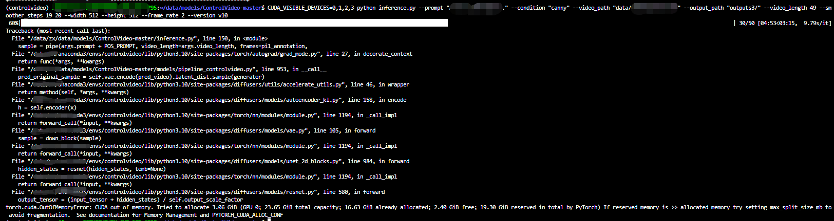 CUDA out of memory · Issue #18 · YBYBZhang/ControlVideo · GitHub