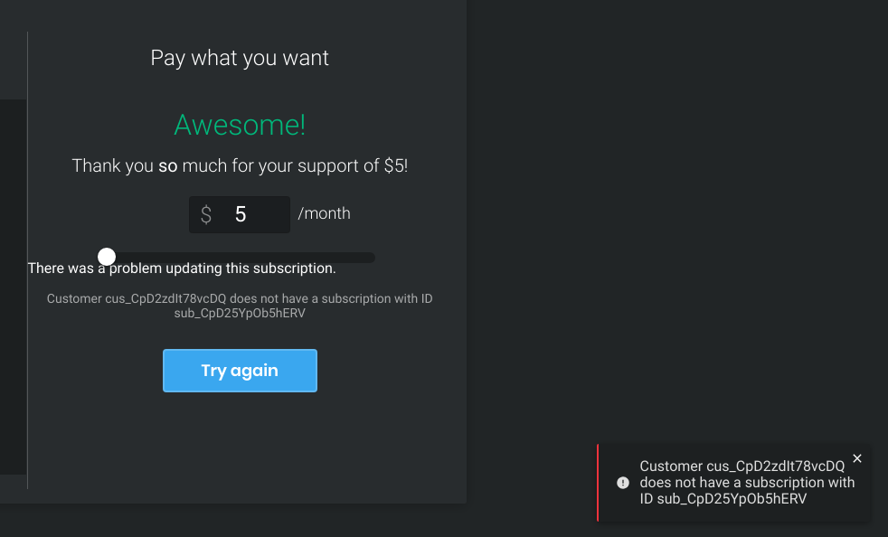Not able to Cancel or Update Patron subscription · Issue #1622 · codesandbox/codesandbox-client ...