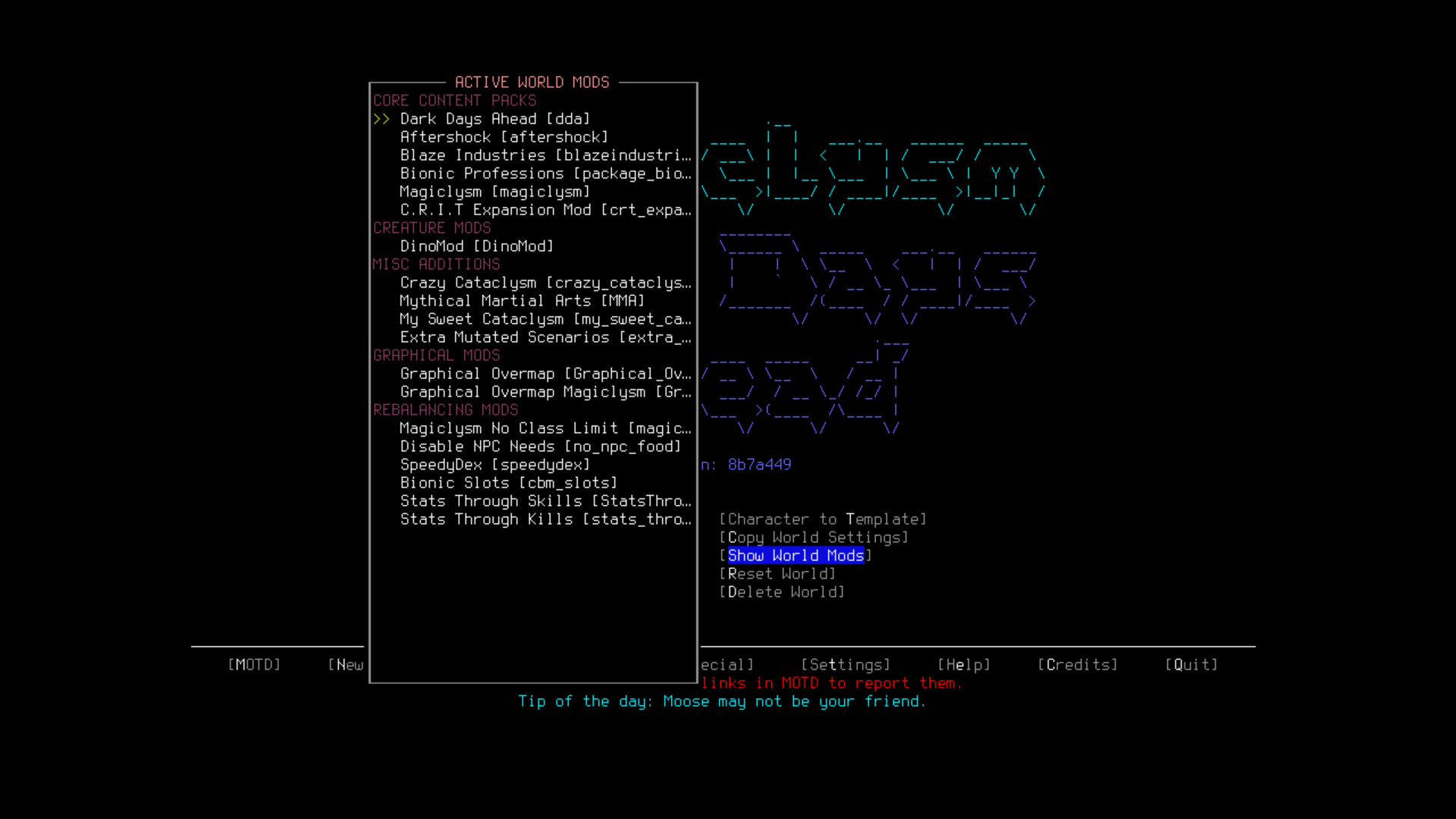 Errors "No mapgen terrain exists for ..." occur when using the specified mods · Issue #53419 ...