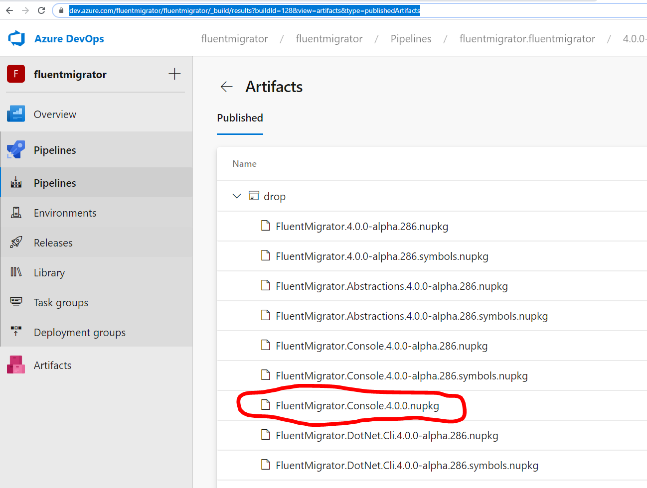 AzureDevOps develop branch "File /azure-pipelines.yml not found" · Issue #1142 · fluentmigrator ...